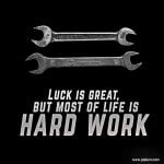 Hard Work Is The Key To Success. Workout Quote To Change Your Life.