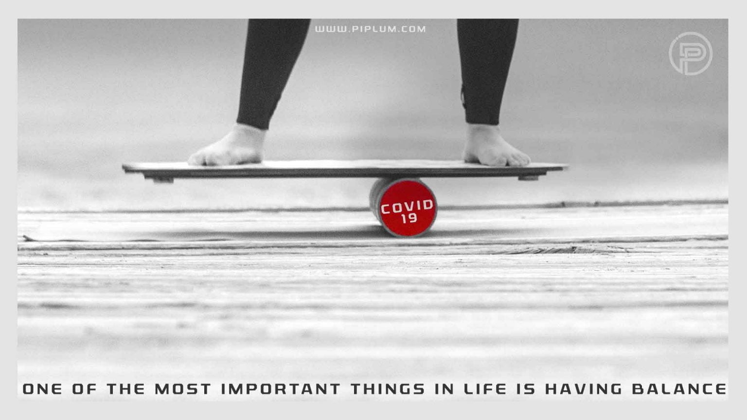 Face Covid-19 With A Smile. Inspirational Coronavirus Quotes. Be Positive!