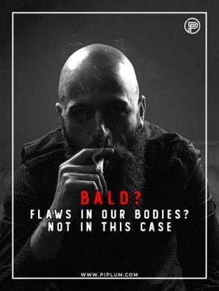 Baldness Is Not A Problem. Inspiration For Hair Loss. [Positive Quotes]