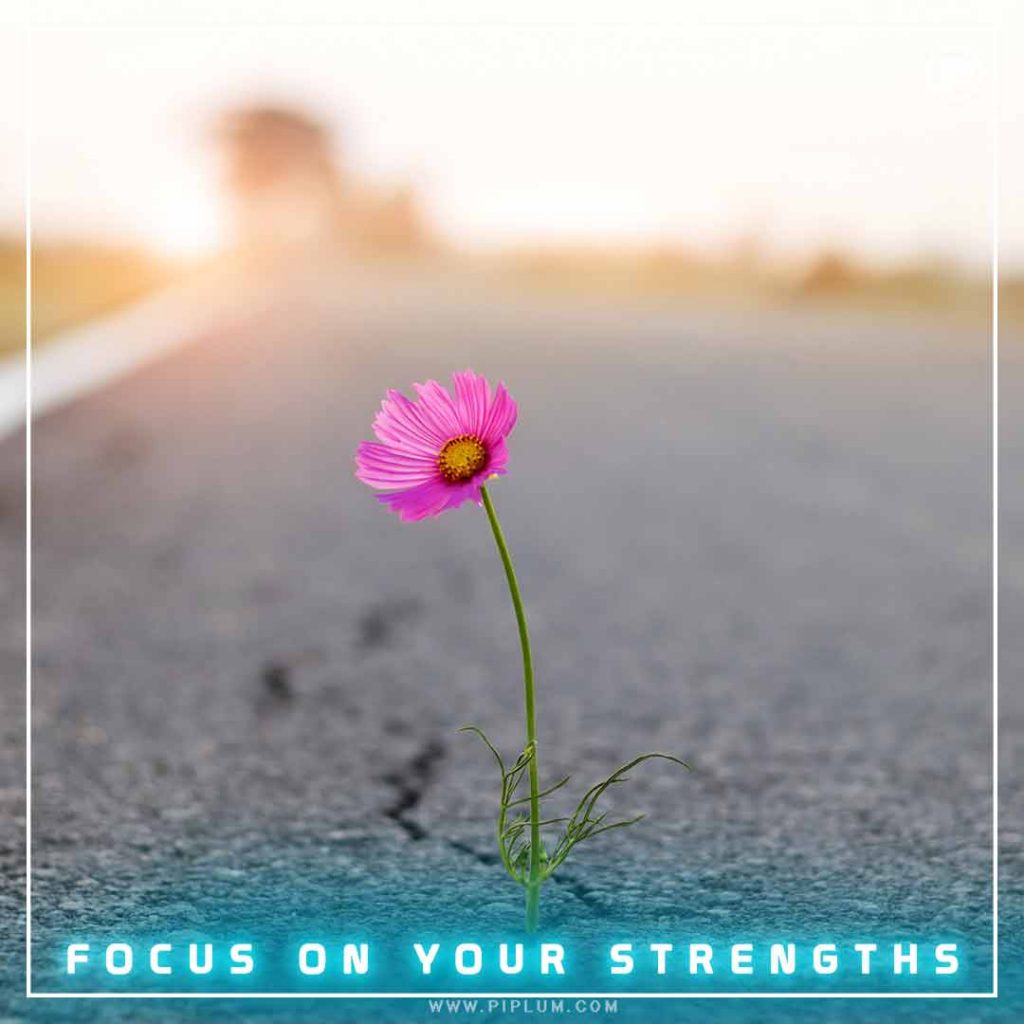 Battle All Your Problems With A Grin. Be Positive Quotes.