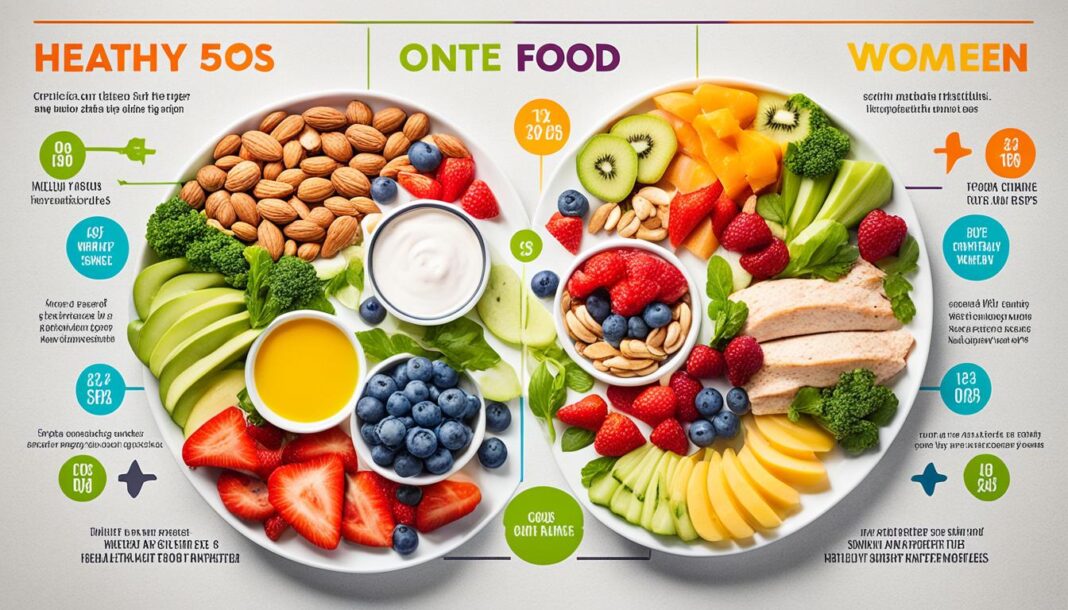 Healthy Eating Habits for Women 50+: Nutrition Infographic